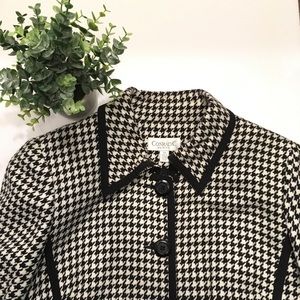 Conrad C | Jackets & Coats | Conrad C Black And White Houndstooth ...